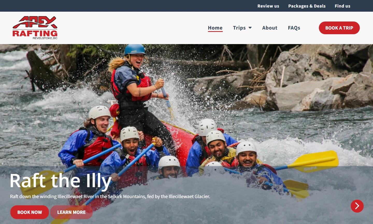 Apex Rafting | Kootenay.design